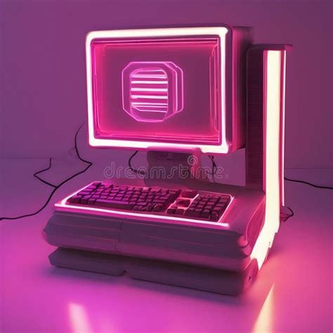 Pixel Perfection The Art Of Pink Computing In Ai Stock Illustration Illustration Of Graces