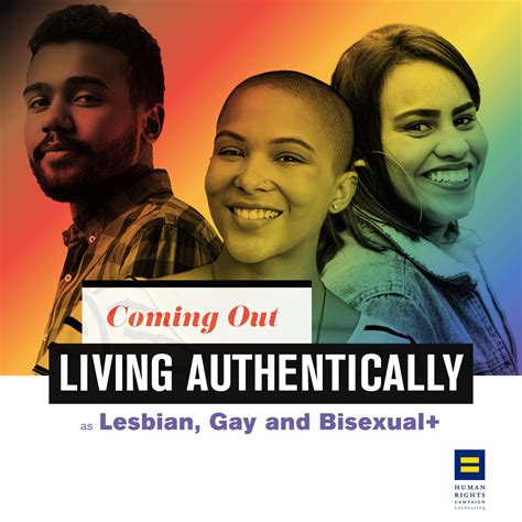 ﻿coming Out ﻿living Authentically As Lesbian Gay And Bisexual By