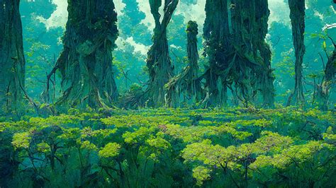 奇幻森林 动漫静态壁纸 静态壁纸下载 元气壁纸