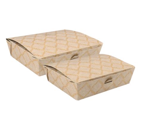 Boîte à sushi en carton 170x145x50mm blanc 225 pièces