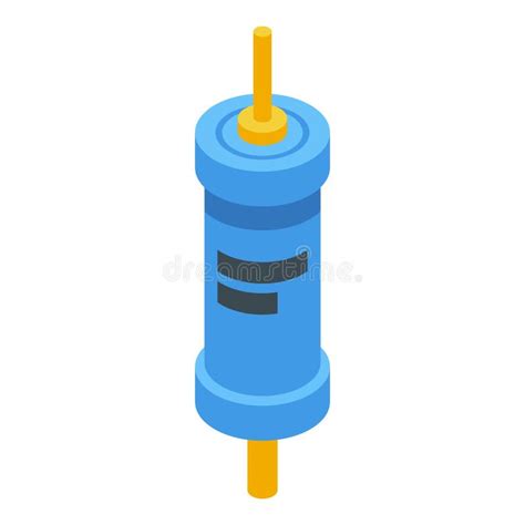 Static Capacitor Icon Cartoon Style Stock Vector Illustration Of