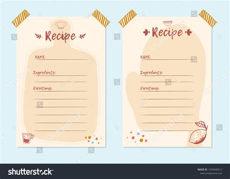 Modern Recipe Card