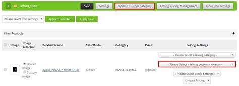 How To Use Lelong Sync UniCart Support Center