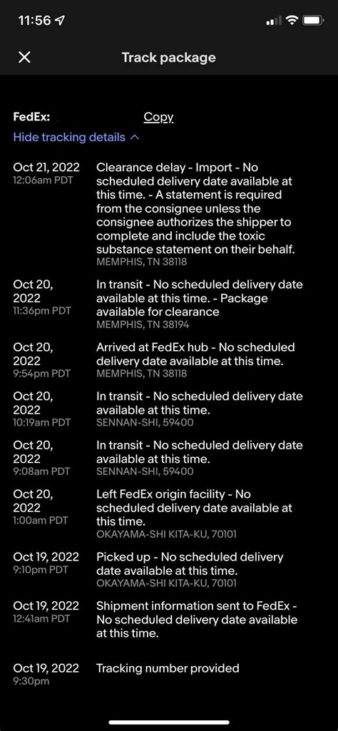 Have Any Of You Ever Seen A “toxic Substance Statement” When Receiving