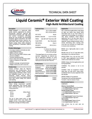 Technical Data Liquid Ceramic
