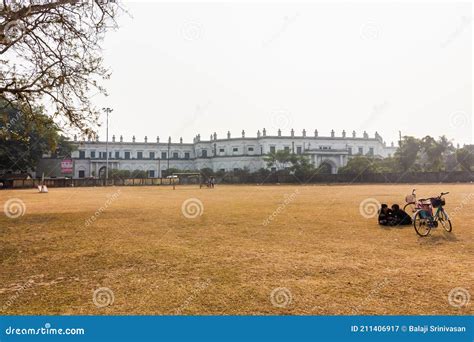 The Green Grassy Park Around The Ancient Islamic Monument Of Nizamat