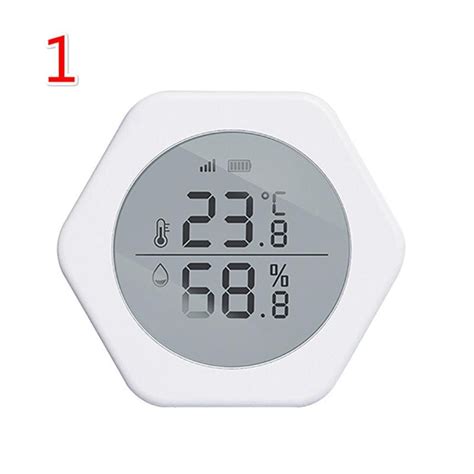 ZigBee WIFI Temperature Humidity Sensor With LCD S Grandado