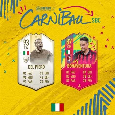 Fifa 19 Announced The New Sbc Dedicated To Alessandro Del Piero Prime