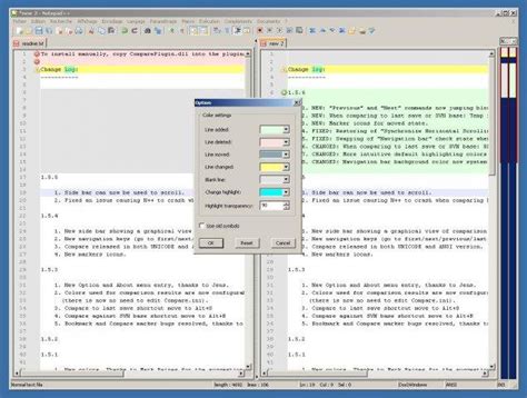 Notepad Compare Plugin