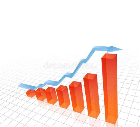 3d条形图例证上升的向量 向量例证 插画 包括有 投资 连接数 计算 信息 利息 石油 经济 8829742