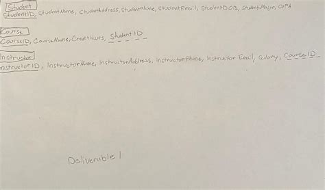 Solved How Would I Create A Conceptual Logical ERD And A Chegg Com