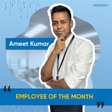 Techvify Software On Linkedin Techvify Technology Projectmanager Interview Employeeofthemonth