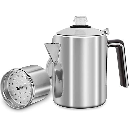 Amazon COLETTI Bozeman Camping Coffee Pot Percolator Coffee Pot Coffee Percolator For
