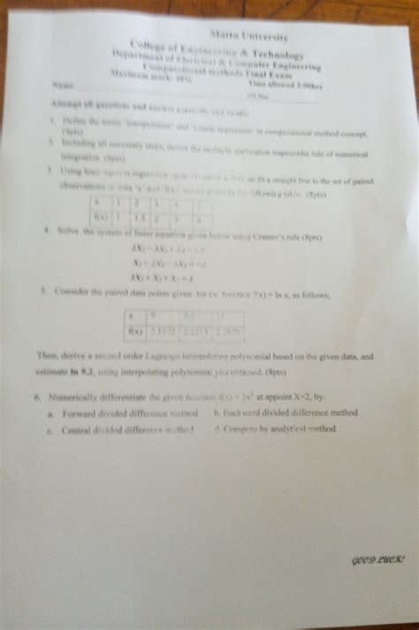 Define The Terms Interpolation And Linear Regression In The Context O