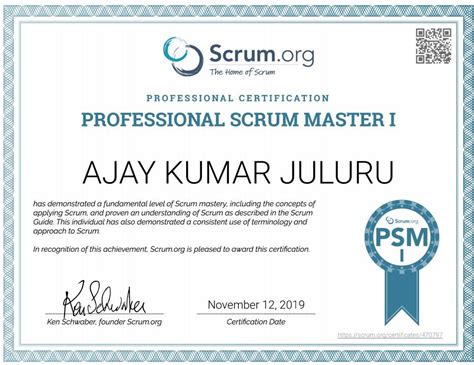 Ajay Kumar On Linkedin Psm1 Scrummaster Scrum