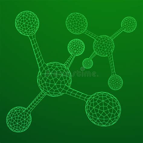 Wireframe Mesh Molecule Stock Vector Illustration Of Network 97367839