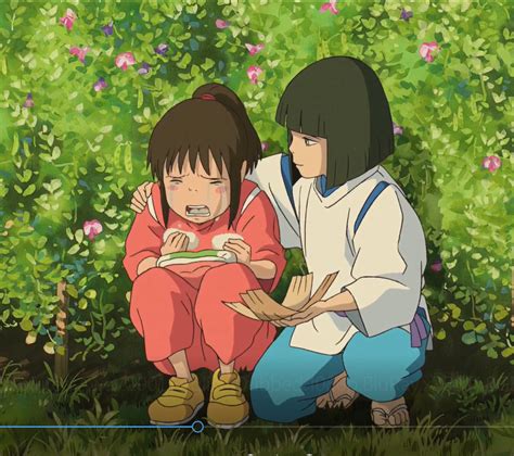Chihiro Crying Haku Studio Ghibli Spirited Away Studio Ghibli Art Ghibli Movies