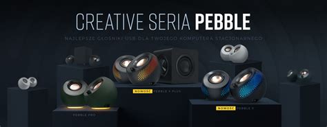 Seria Creative Pebble - Nowoczesne głośniki komputerowe pasujące do ...