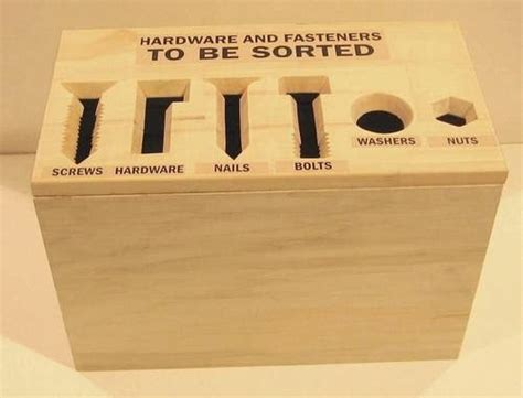 WeirdWood Self Sorting Sorta Bin