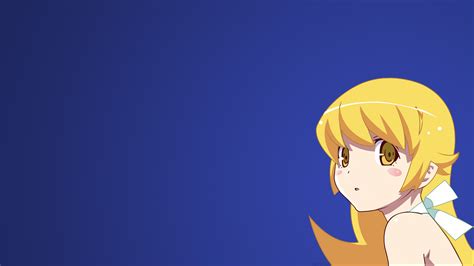 Oshino Shinobu Anime Game Cg Monogatari Series Hd Wallpaper Rare