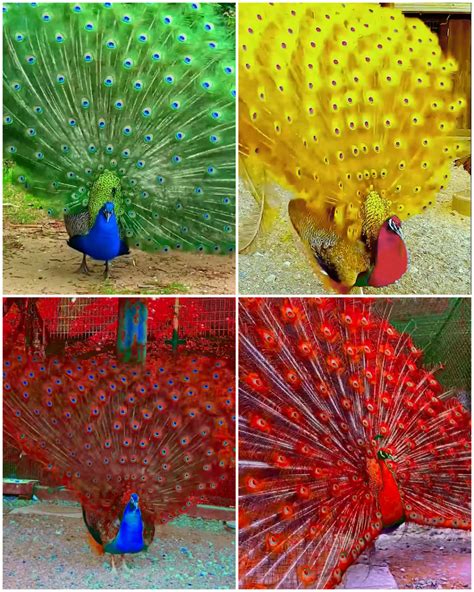 Incredible Peacocks With Iridescent Tails 🦚 Peafowl Incredible