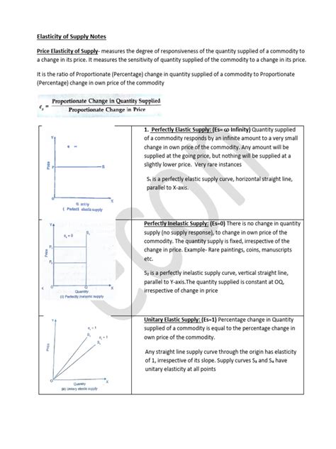 Ch 5 Elasticity Of Ss Pdf Elasticity Economics Supply Economics
