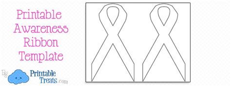 Printable Awareness Ribbon Template — Printable