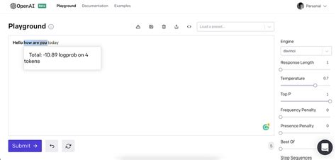Logprob Of The Prompt API OpenAI Developer Community