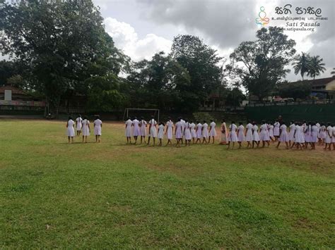 Sati Pasala Program At Kirindiwela Mmv Sati Pasala Or How To Practice