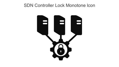 Sdn Controller Lock Monotone Icon In Powerpoint Pptx Png And Editable Eps Format Ppt Sample