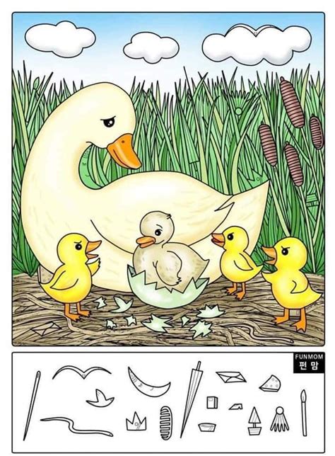 Eğlenceli Etkinlikler Ve Dikkat Testi Etkinlikler에 있는 핀 숨은그림찾기 숨은 그림 찾기 게임 1학년 활동