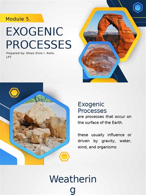 Module 5 Exogenic Processes Pdf Erosion Weathering
