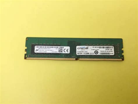 Micron 16gb 2rx8 Pc4 2133p Ddr4 Udimm Desktop Memory Mta16atf2g64az 2g1a1 41 23 Picclick Au