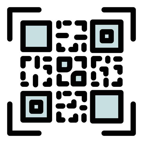 Qr Code Online Icon Outline Vector Screen Scanner Vector Art At Vecteezy