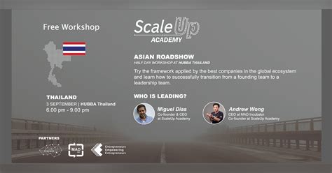 Scale Up Academy Free Workshop Eventpop