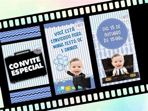 Convite Animado O Poderoso Chefinho Elo7 Produtos Especiais