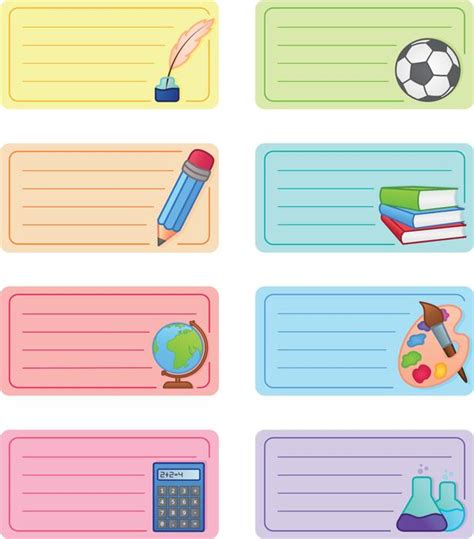 Subject Labels Vector Art Icons And Graphics For Free Download