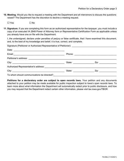 Form 76 006 Fill Out Sign Online And Download Fillable Pdf Iowa