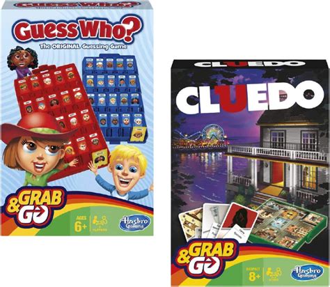 Cluedo Grab And Go Guess Who Grab And Go Bundle Bigamart