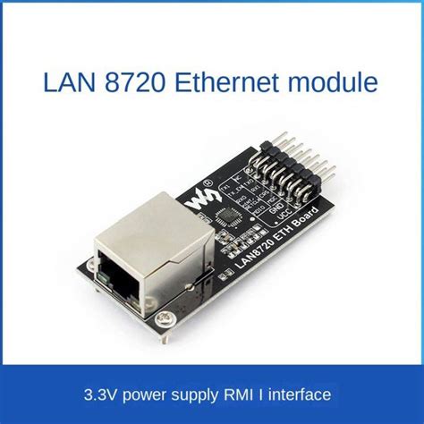 waveshare lan8720 ethernet module 3 3v power supply rmii interface 10