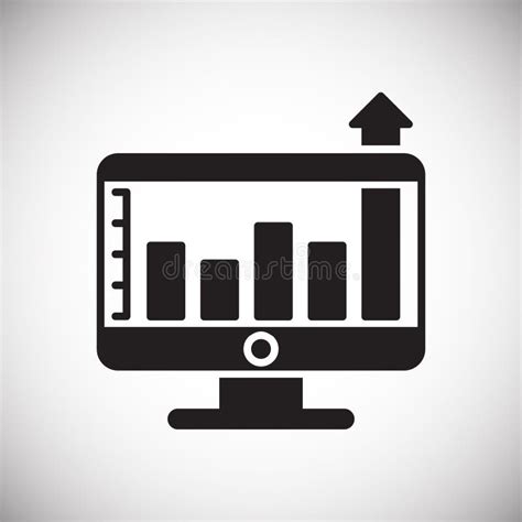 Data Analysys Icon On White Background For Graphic And Web Design
