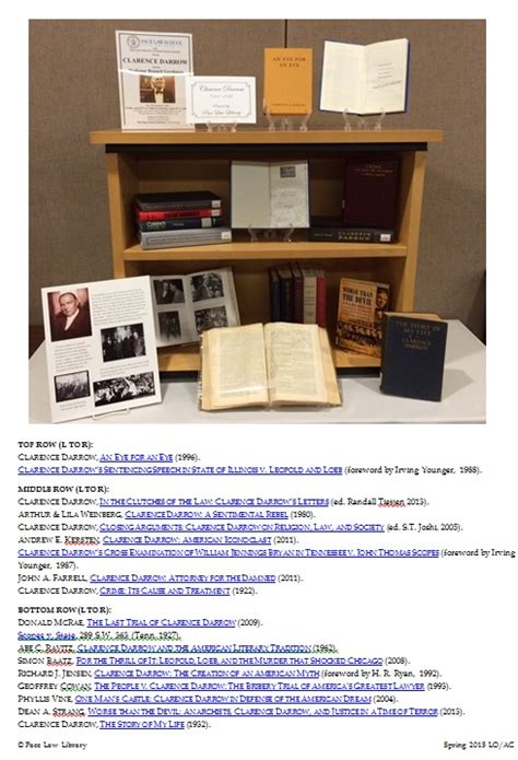 Event Prof Gershman As Clarence Darrow Pace Law Library