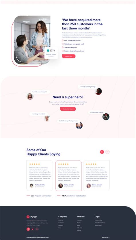 pin by templatecookie php scripts and on landing page web design