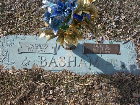 Lindsey William “duke” Basham 1887 1957 Find A Grave Memorial