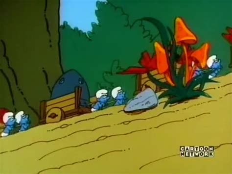 Yarn Is It Much Further Papa Smurf Not Far Now Smurfs 1981