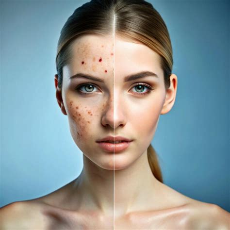 Pimples And Acne On Beautiful Womanface On Site And Other Site Fresh