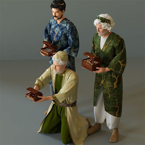 Three Wise Men 3D model | CGTrader