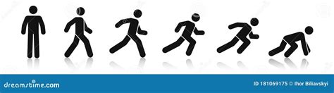 Stick Figure Walk And Run Running Animation Posture Stickman People