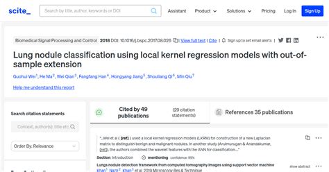 lung nodule classification using local kernel regression models with