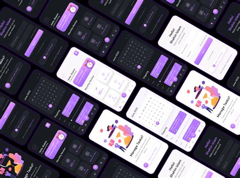 Task Management App UI Design By Shahin Creation On Dribbble Task Management App UI Design By Shahin Creation On Dribbble